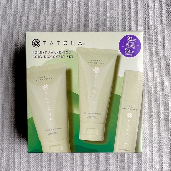 Tatcha | Bath & Body | Tatcha Forest Awakening Body Discovery Set Green ...